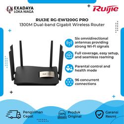 Promo Ruijie RG-EW1200G PRO 1300M Dual-band Gigabit Wireless Router ...