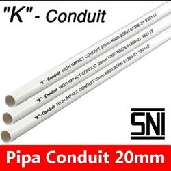 Jual PIPA LISTRIK CONDUIT PRALON 20 MM X 2,88 METER / HIGH IMPACT ...