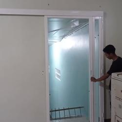 Jual movable partisi sliding wall partisi lipat pintu lipat alumunium ...