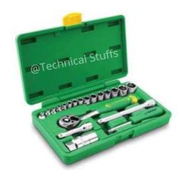 Jual KUNCI SOK SET TEKIRO 21 PCS / SOCKET WRENCH 1/4" - 3/8" TEKIRO 21PCS - Jakarta Barat ...