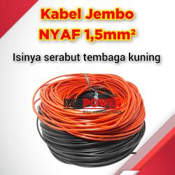 Jual Kabel Listrik Serabut NYAF 1,5 / 1.5 mm JEMBO Meteran / Eceran - Hitam - Jakarta Pusat ...