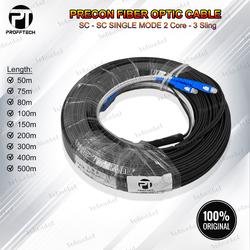 Jual Kabel FO Fiber Optic 2 Core SC-SC Outdoor 100M 150M 200M 1000M ...