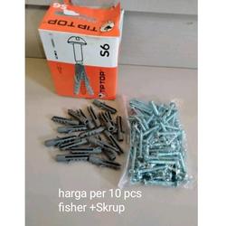 Jual Fisher S6 + Skrup/ Fisher Skrup S6 100 pcs - Jakarta Pusat - CEoL | Tokopedia