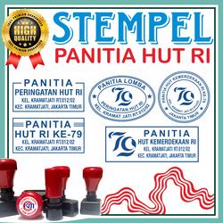 Jual Stempel Panitia HUT RI / Agustusan / Lomba / 17 Agustus - 1, Biru ...