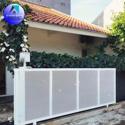 Jual pagar sliding besi galvanis plat perforated hitam - Kota Tangerang ...