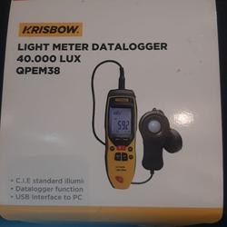 Jual krisbow alat ukur light meter datalogger 400.000 lux pro - Kota ...