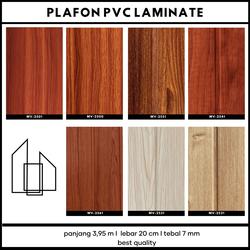 Jual pvc plafon doff laminate 7mm coklat tua - Jakarta Barat - borneo ...