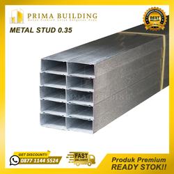Jual Metal Stud 76 Tebal 0,45 Mm Besi Rangka Partisi Gypsum Panjang 3 ...