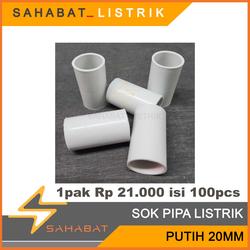 Jual SOCK 20MM / SOK / SHOCK PIPA CONDUIT LISTRIK SAMBUNGAN HARGA ...