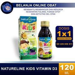 Jual NATURELINE LIQUID KIDS VITAMIN D3 120 ML / VITAMIN D3 ANAK ...