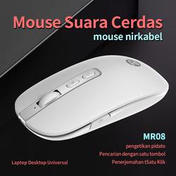 Promo MR08 Mouse AI Cerdas Pengenal Suara Wireless and bluetooth Dengan ...
