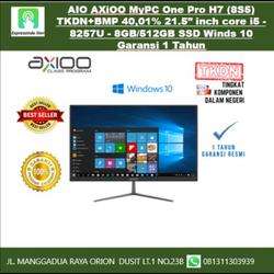 Jual All in one AXiOO MyPC One Pro H7 (8S2) TKDN+BMP 40,01% 21.5” inch core i5 -8257u - 8GB ...