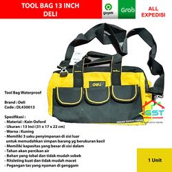 Jual DELI DL430013 Tool Bag 13 Inch - Tas Kerja Alat Perkakas Toolkit ...