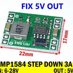 Promo MP1584 SMALL FIXED OUTPUT STEP DOWN DC 3A 7V-28V TO 5V MODULE ...