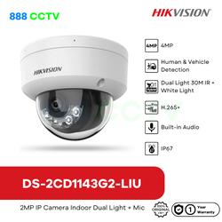 Jual DS-2CD1143G2-LIU - HIKVISION IP CAMERA 4MP DOME DUAL LIGHT AUDIO - Jakarta Barat - Maxpro ...