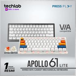 Promo APOLLO61 Lite 60% Wired Mechanical Keyboard by Press Play Cicil 0 ...