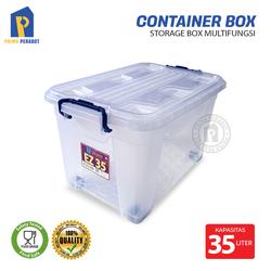 Jual Storage Box Multifungsi Box Container 52 L Transparan - Kota ...