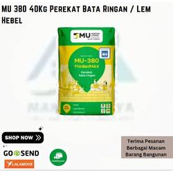 Jual MU 380 40KG PEREKAT BATA RINGAN LEM HEBEL SEMEN MU MORTAR UTAMA ...