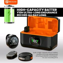 Promo MIXIO W13 W14 Mic Wireless Clip on Microphone Mikrofon Lavalier ...