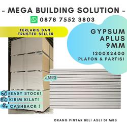 Jual Gypsum Aplus 9mm / Gipsum A Plus 120 x 240 cm / Papan Aplus Board ...