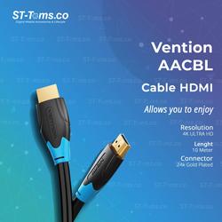 Jual Vention [AACBL 10M] Kabel HDMI 3D v2.0 4K UHD High Speed Quality ...