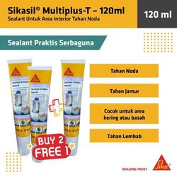 Promo Sika Sikasil Multiplus T sealant silikon celah kamar mandi kaca ...