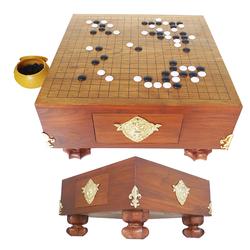 Jual 49.5 cm Papan Main Go / Exquisite Teak Go Board Game Set / Mainan ...