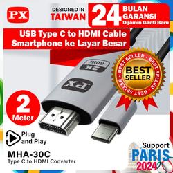 Jual PX MHA-30C Kabel MHL USB Type C to HDMI TV Proyektor Converter 2M - Jakarta Pusat - VIDSEN ...