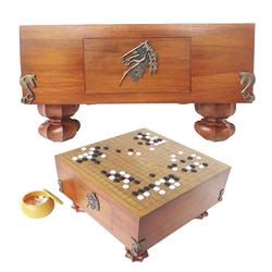 Jual 49.5 cm Papan Main Go / Exquisite Teak Go Board Game Set / Mainan ...