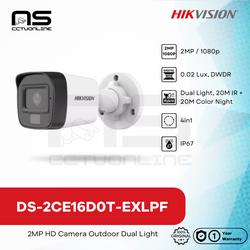 Jual DS-2CE16D0T-EXLPF Hikvision 2CE16DOT CAM CCTV Outdoor 2MP Dual Light - LENSA 2.8MM ...