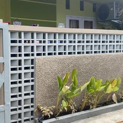 Jual Roster motif daun kembang, Loster Beton Minimalis, Ventilasi udara ...