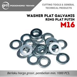 Jual Ring Plat Putih M5 M6 M8 M10 M12 M14 M16 M18 M20 Washer Plat ...