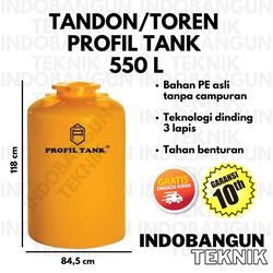 Jual Tandon Toren Tangki Air Bak Terbuka Profil Tank 500 Liter Kotak ...