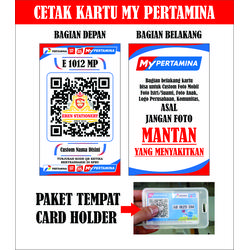 Jual cetak kartu my pertamina paket gantungan id card - Kota Bekasi - ErenStationery | Tokopedia