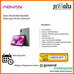 Promo ADVAN TAB A10 Wifi 4GB/64GB 10.1”IPS Screen Tablet Android 14 ...