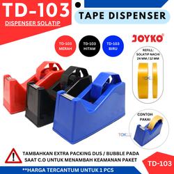 Jual Tape Dispenser Joyko TD 103 / TD103 / Pemotong / Tempat Lakban ...