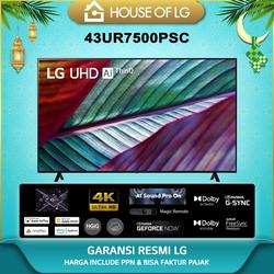 Promo LG SMART TV 43UR7500 UHD 4K AI THINQ 43 INCH Cicil 0% 3x ...