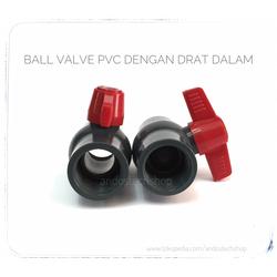 Jual Ball Valve Stop Kran Plastik PVC sock drat dalam double SDD 1 inch - Kota Tangerang - aneka ...