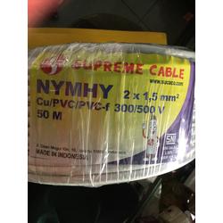 Jual KABEL LISTRIK SUPREME NYMHY 2X1.5MM @100MTR/ROL SERABUT - Hitam - Kota Surabaya - Alat ...