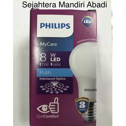 Jual PHILIPS Lampu LED 8W Bohlam 8 w watt PUTIH Bulb philip 8watt ...