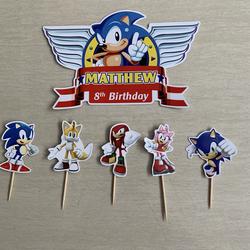 Jual Cake Topper Sonic/Hiasan Kue Sonic/Kue Sonic/Topper Sonic - Kota ...