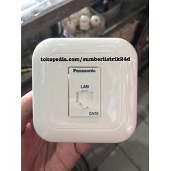 Jual Outlet data cat6 panasonic universal stop kontak out let lan cat 6 ...