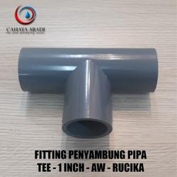 Jual Sambungan Pipa Fitting PVC Tee AW 1" Tee AW 1 Inch Rucika - Jakarta Selatan - Solusi total ...