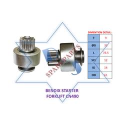 Jual Bendix Starter Toyota Forklift 2J Toyota 1DZ 2.5 Ton 11T - Jakarta ...