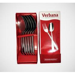 Jual SUBRON 6pcs/pack Sendok Garpu Makan Stainless 26 gram Alat Makan ...