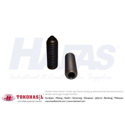 Jual Hex Socket Set Screw/Baut L Tanam Cone Point M10x20, M10 x 20 - P1.50 - Jakarta Barat - PT ...