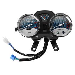 Jual Sepeda motor dual Odometer Speedometer Teknik Gauge Putih ...