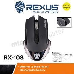 Promo Rexus Xierra RX108 Gen II Wireless Gaming Mouse Gen 2 RX-108 ...