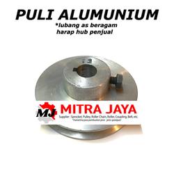 Jual PULI ALUMUNIUM B1 x 3 inch PULLY POLI PULLEY 1 JALUR ALUR 3 ...