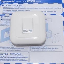 Jual Saklar Engkel Panasonic Wej5531 + Plat Wej78019w Wide Series ...